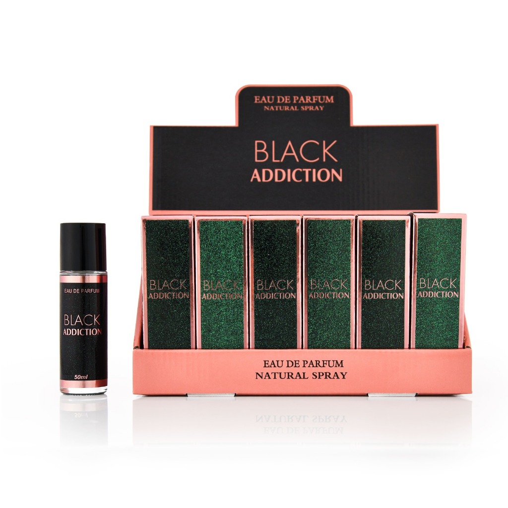 LUCA BOSSI Black Addiction Eau De Parfum Floral Fragrance for Women ...