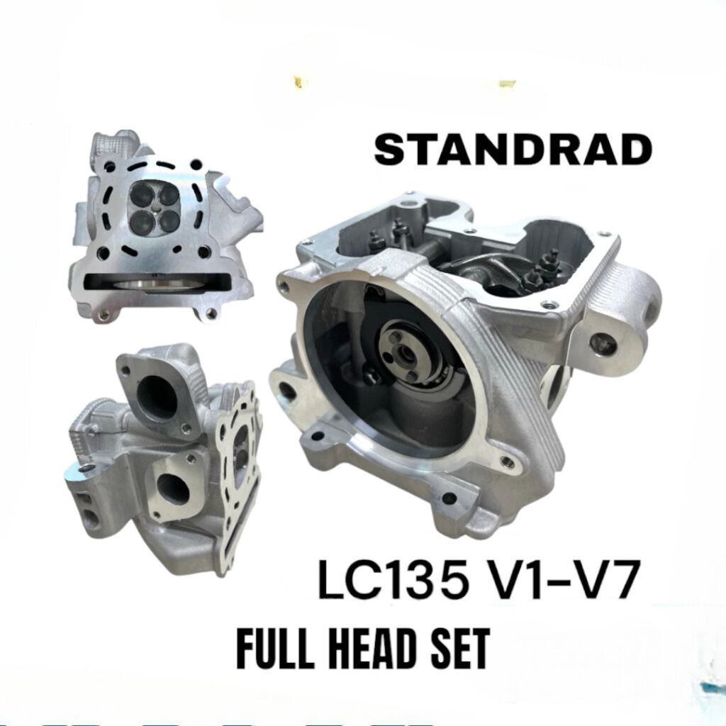 FULL SET YAMAHA LC135 V1-V7 135LC LC5S STD CYLINDER HEAD SET STANDRAD ...
