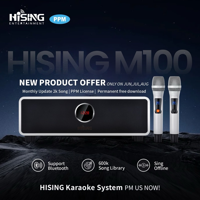 Hising Karaoke Sound Bar, Family Karaoke/Theather,Excellent Sound ...