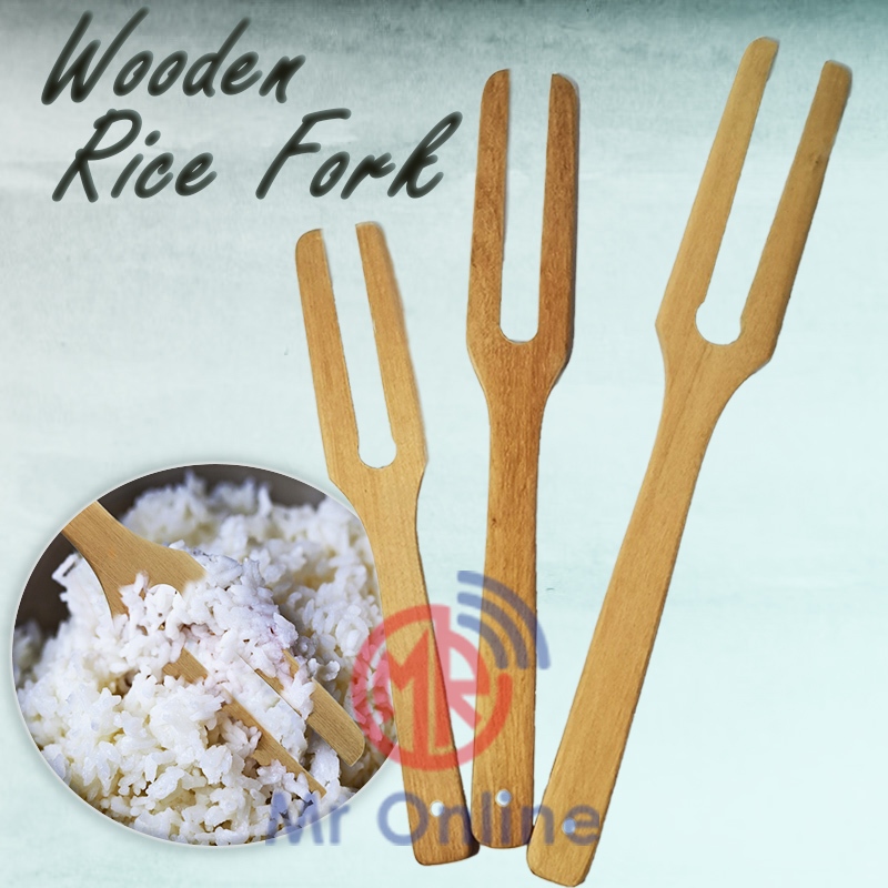 Wooden Rice Fork/Fork Paddle/Fork Rice Stirrer/Rice Cooking Fork ...