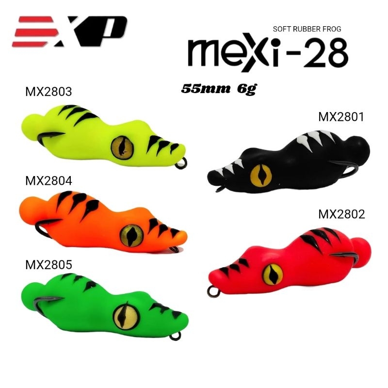 EXP MEXI-28 SOFT RUBBER FROG 55MM/6G | Shopee Malaysia
