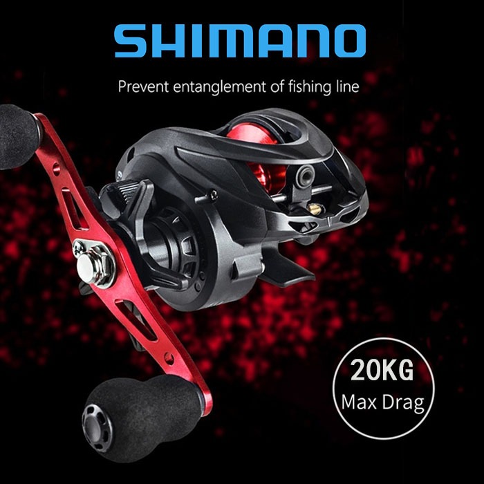 Fishing reel 8KG Max Drag 6.3:1 casting fishing reel 18+1 mesin mancing ...