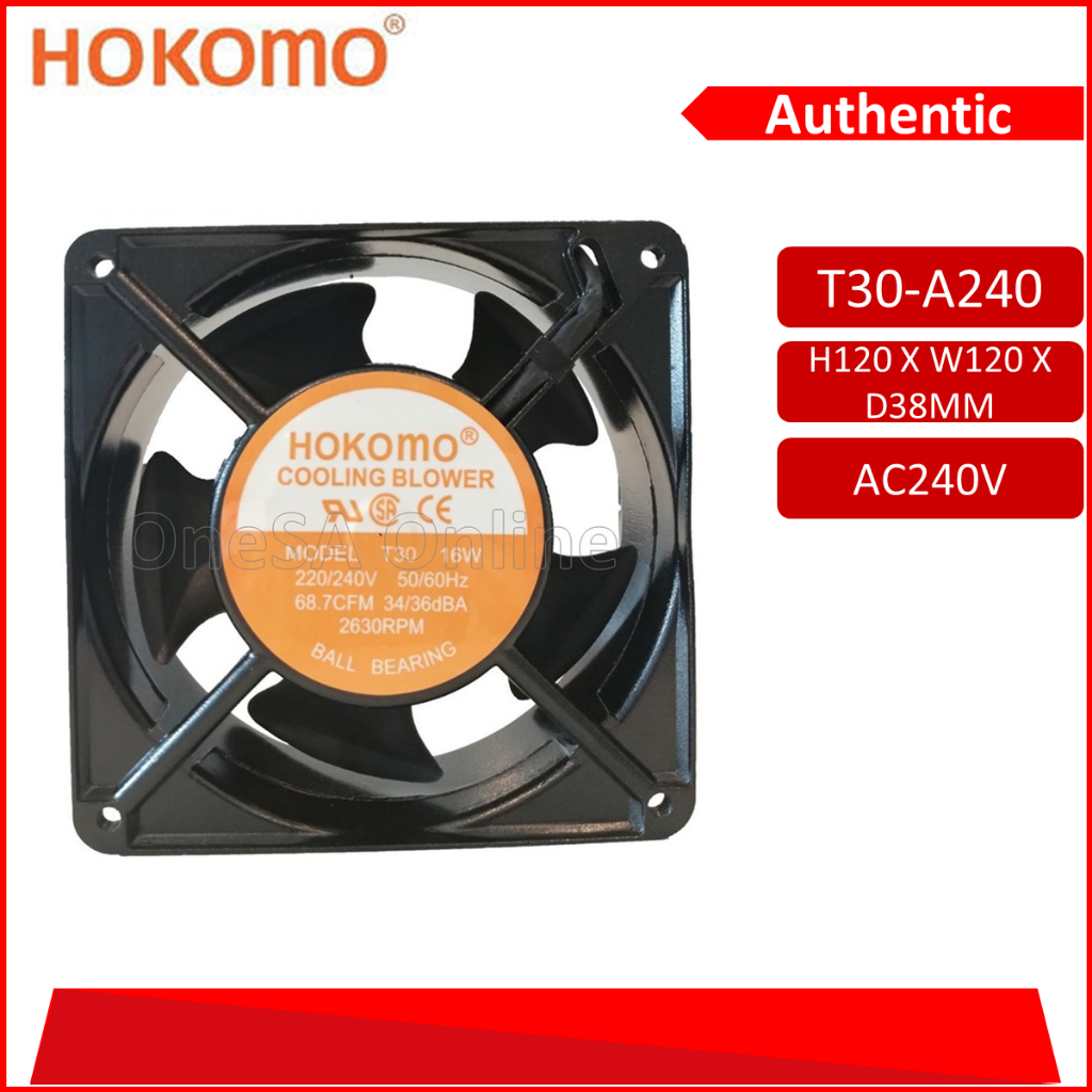 HOKOMO COOLING BLOWER FAN,4" 240VAC BALL BEARING(T30-A240) | Shopee Malaysia