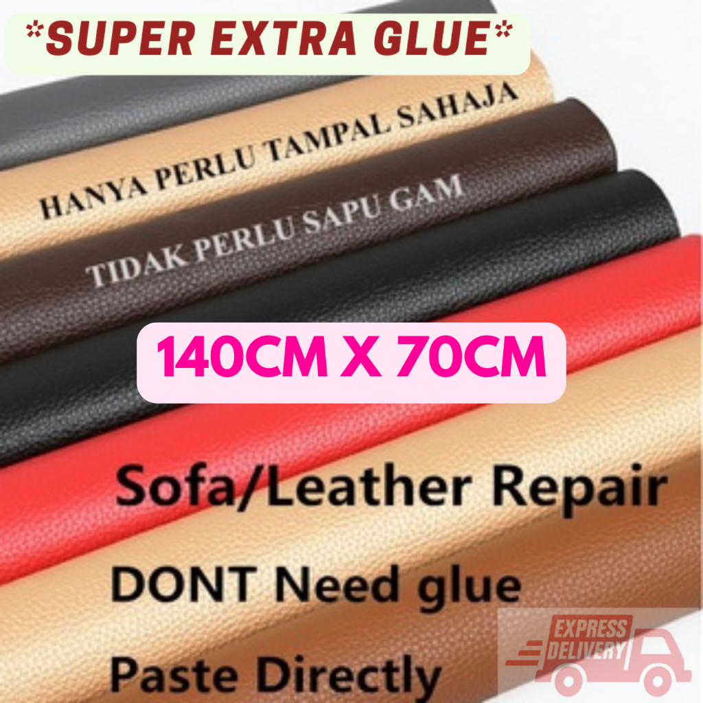 🇲🇾High Quality 🇲🇾500CM KULIT Leather Patch Self-Adhesive Kerusi Sofa ...