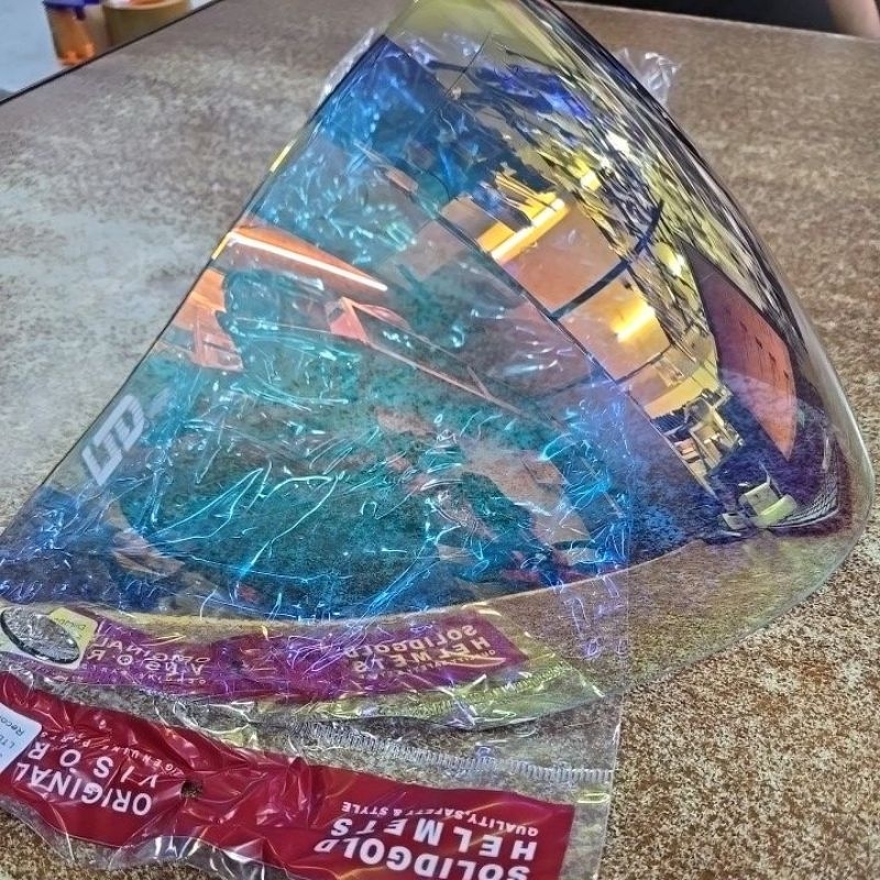 LTD &XDOT VISOR &CRYSTAL SILVER REVO SIANG MALAM V SHAPED VISOR Big ...