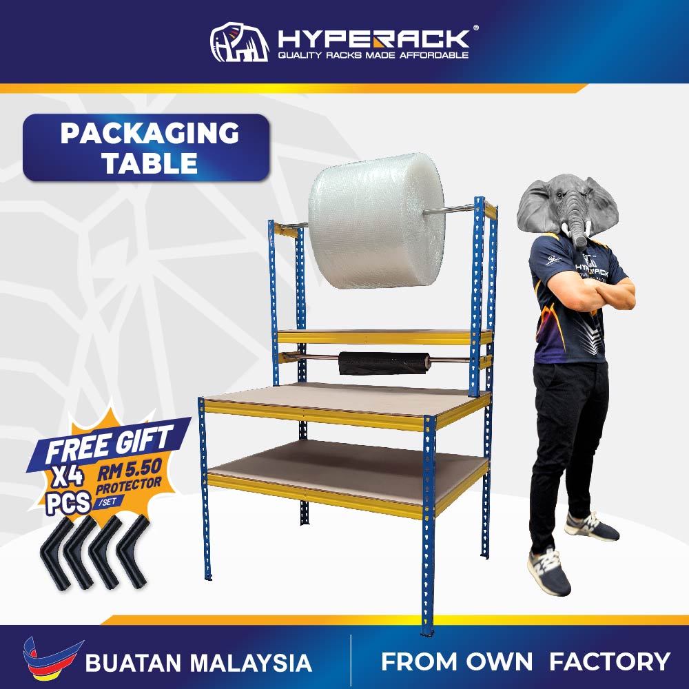 🐘[FREE SHIPPING] HYPERACK™️ Heavy Duty Packaging Table Online Seller ...
