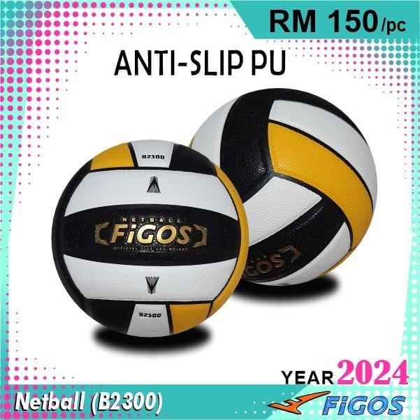 Figos Anti Slip PU Tournament Grade Netball | Shopee Malaysia