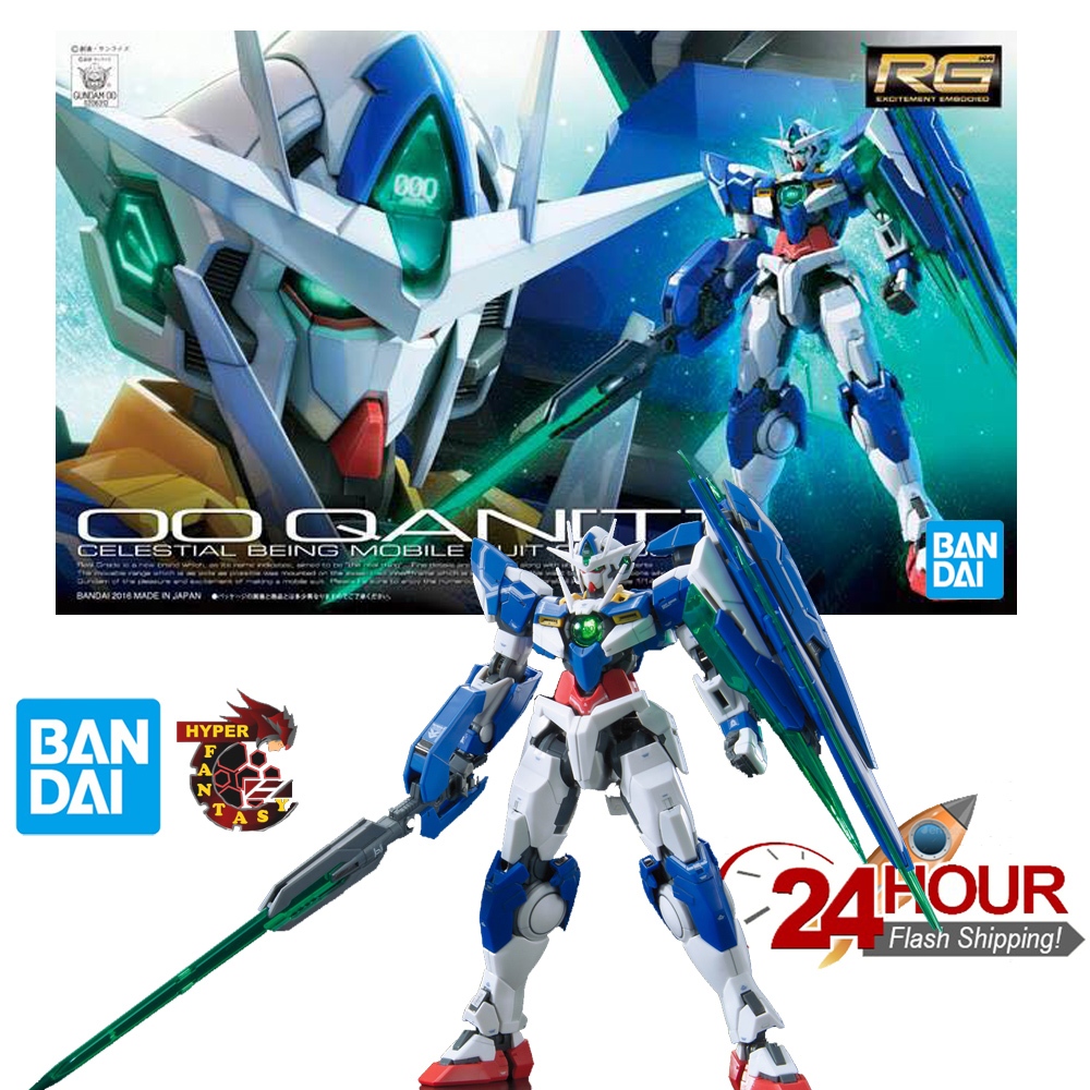 BANDAI RG 21 1/144 GNT-0000 Gundam OO 00 QAN[T] Qan t (Gundam Model ...