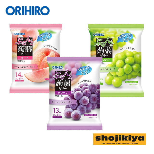 Orihiro Purunto Konnyaku Jelly Grape / Peach / Muscat | Shopee Malaysia