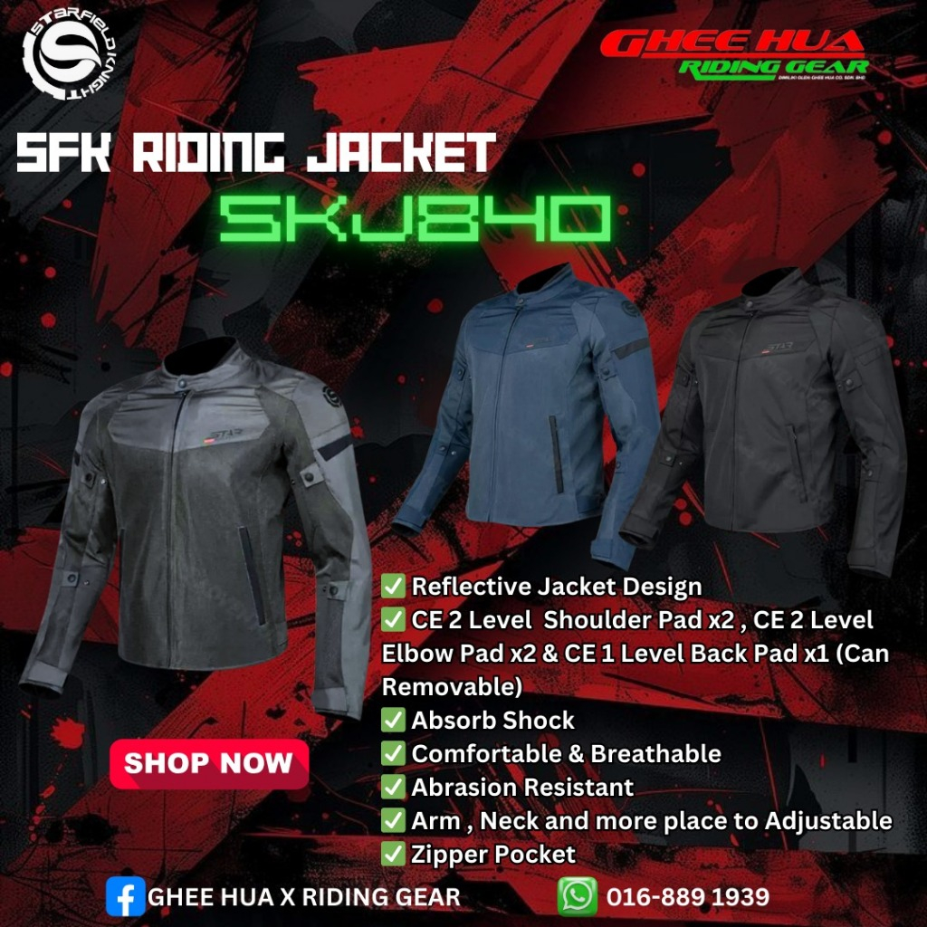 Starfield Knight Riding Jacket SKJ840 – Premium Motorcycle Protection ...