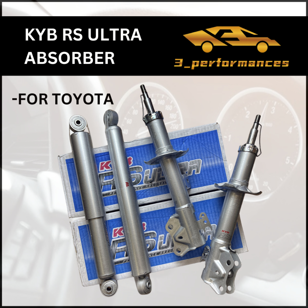 KYB RS ULTRA Absorber Toyota Vios Yaris Raize Rush Avanza | Shopee Malaysia