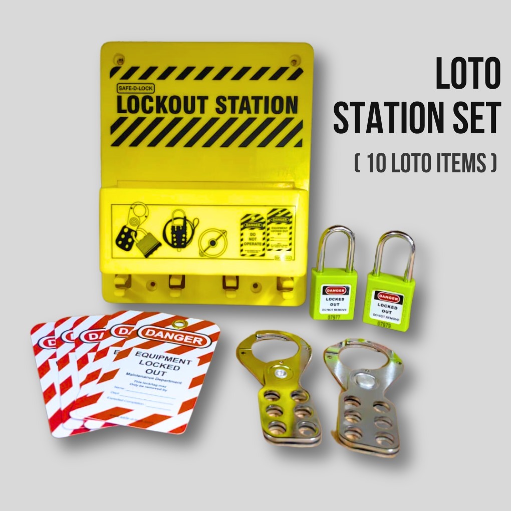 LOTO Station Set (10 LOTO Items) | Shopee Malaysia