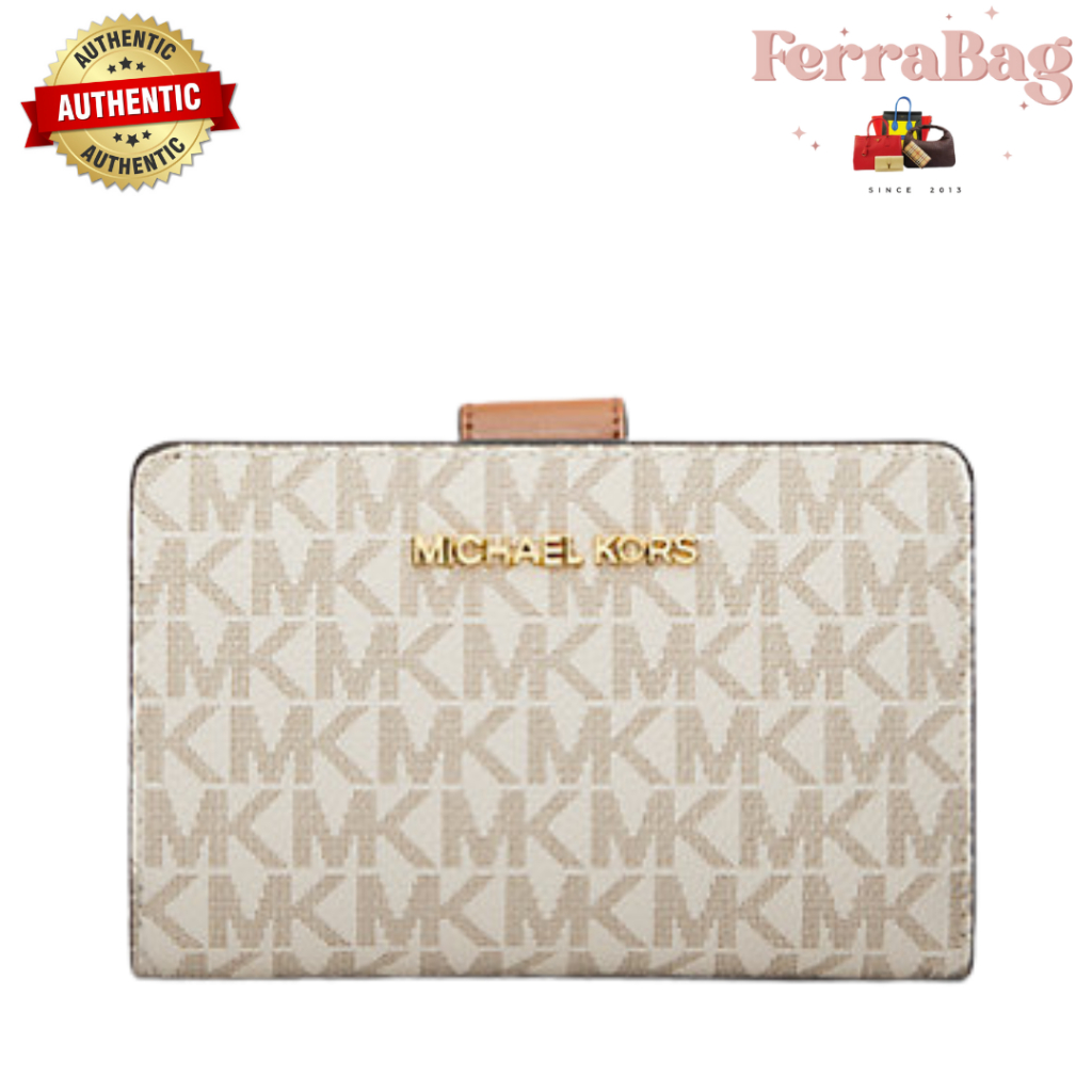 Michael Kors Medium Signature Logo Wallet | Shopee Malaysia