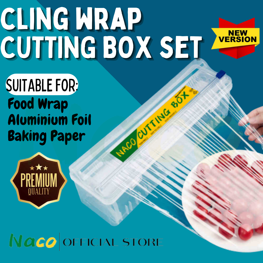 Food Wrapping Plastic Food Wrap Cutter Box Food Wrapping Film With ...