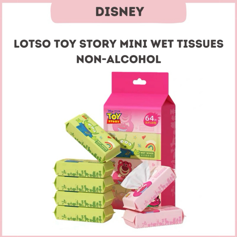 DISNEY Lotso Mini Wet Tissues草莓熊迷你湿纸巾Mini Wet Tissues Baby Wet Wipes ...