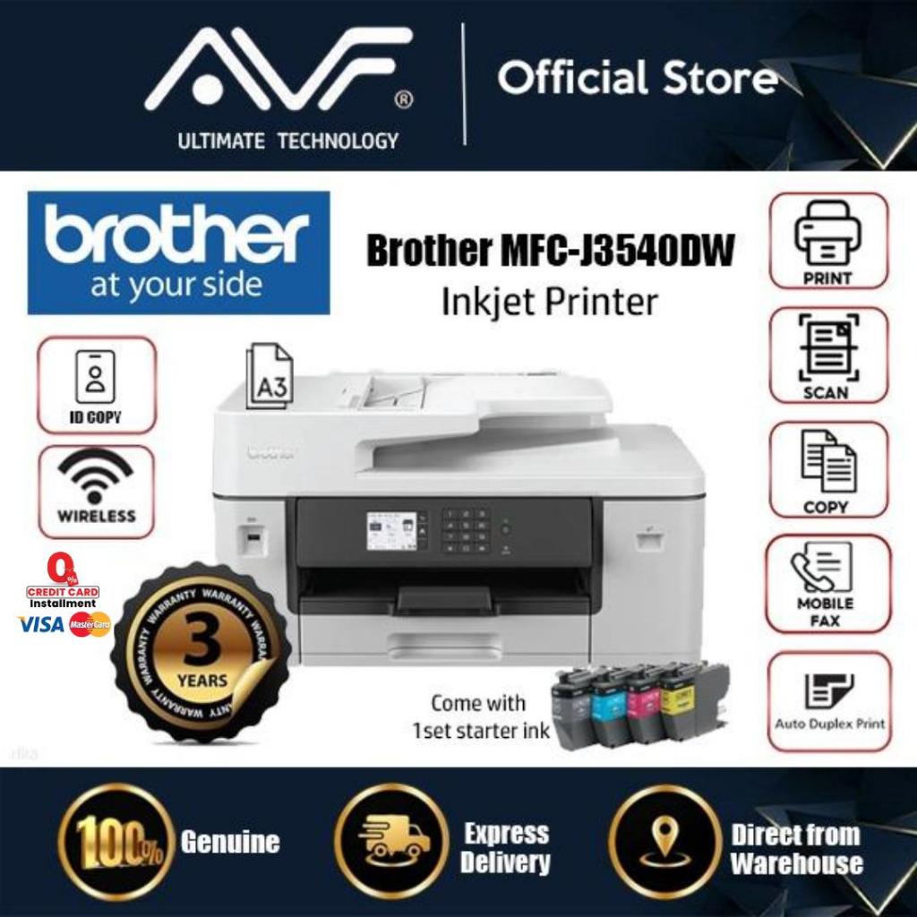 Brother MFC-J3540DW Color Inkjet Printer A3 A4 4in1 MFC-J3540DW | ADF ...