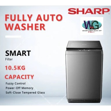 Sharp Fully Auto Washing Machine (10.5 Kg) ESX1021 | Shopee Malaysia