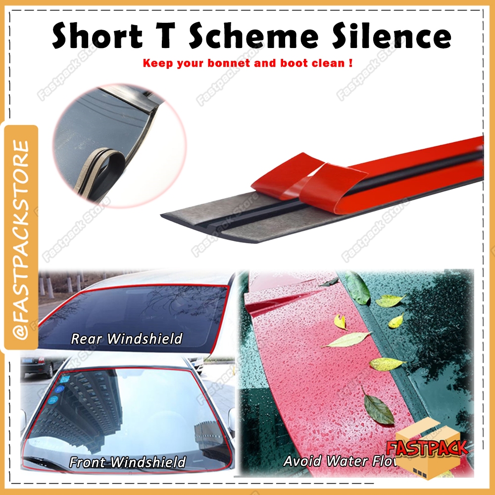Car Short T Shape Scheme Silence Rubber Seal Strips Roof Edge Window ...