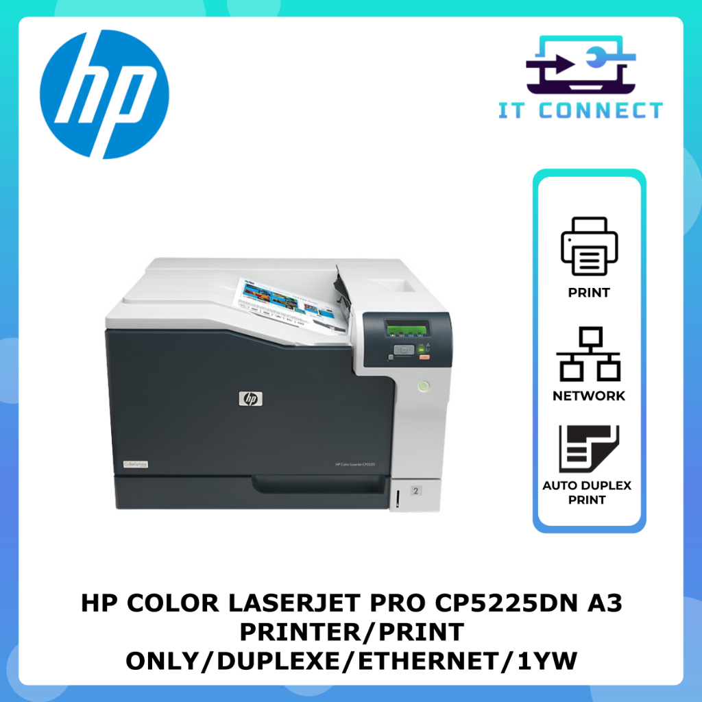 HP COLOR LASERJET PRO CP5225DN A3 PRINTER/PRINT ONLY/DUPLEXE/ETHERNET ...
