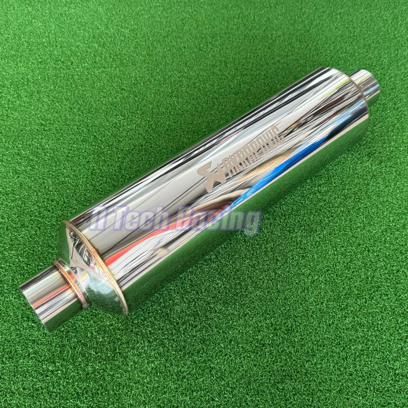Exhaust Stainless Steel Akrapovic Centre Muffler Universal | Shopee ...