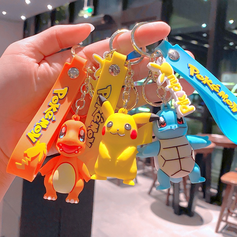🔥Ready Stock🔥Pokemon Season 1 Key Chain Pikachu Squirtle Charmander ...