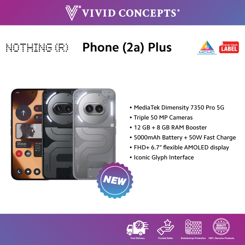 [New Arrival] Malaysia Set Nothing Phone (2a) Plus 5G (12+256GB ...