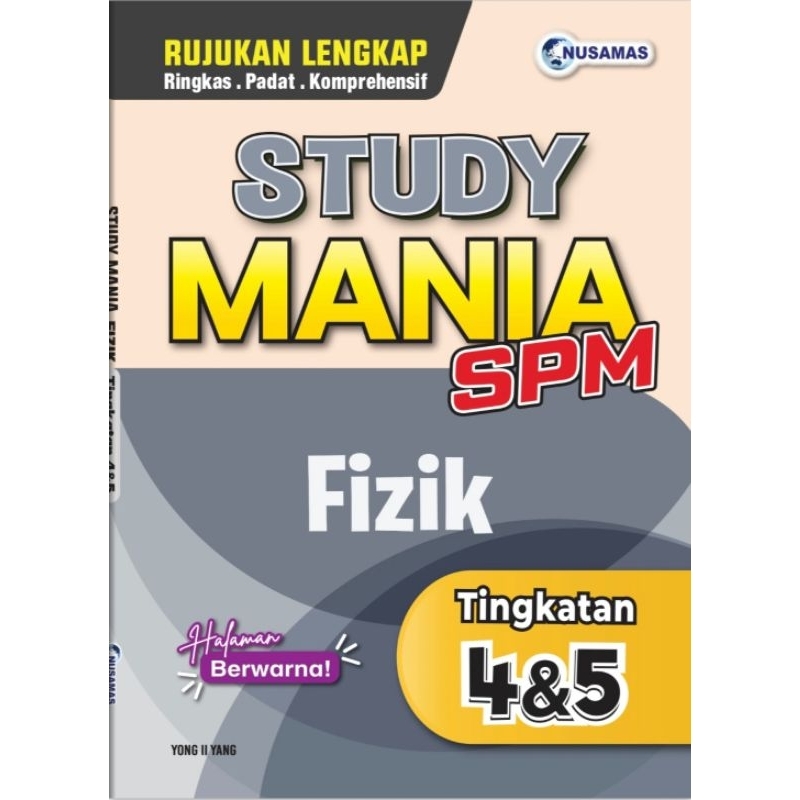 [2024]Rujukan Lengkap Study Mania SPM Fizik Tingkatan 4&5 | Shopee Malaysia