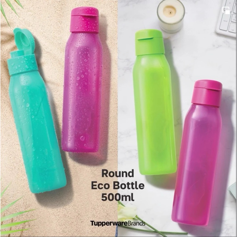 Tupperware Round Eco Bottle (2) 500ml | Shopee Malaysia