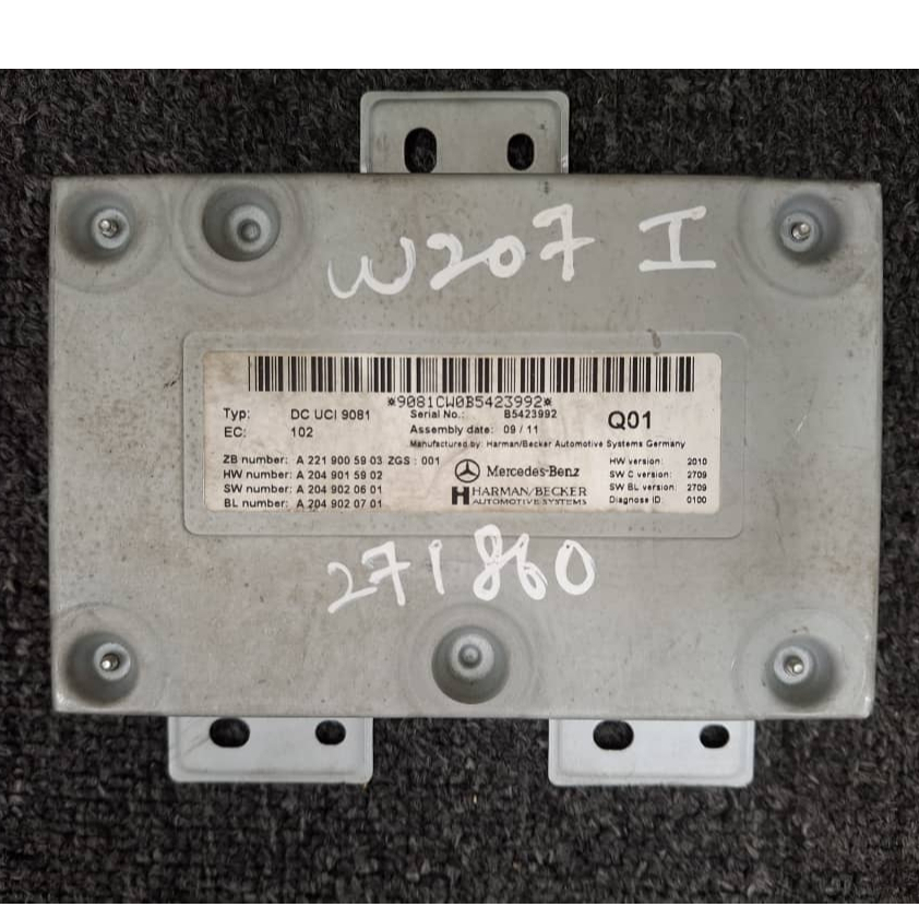 Mercedes Benz W204/W217/W251/W212 Multimedia Interface Control Module ...