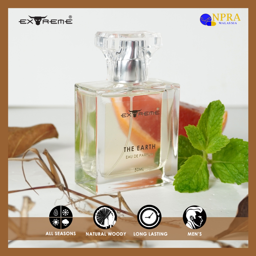 [The Earth] Extreme 50ml/100ml Perfume EDP for Men - Natural Woody ...
