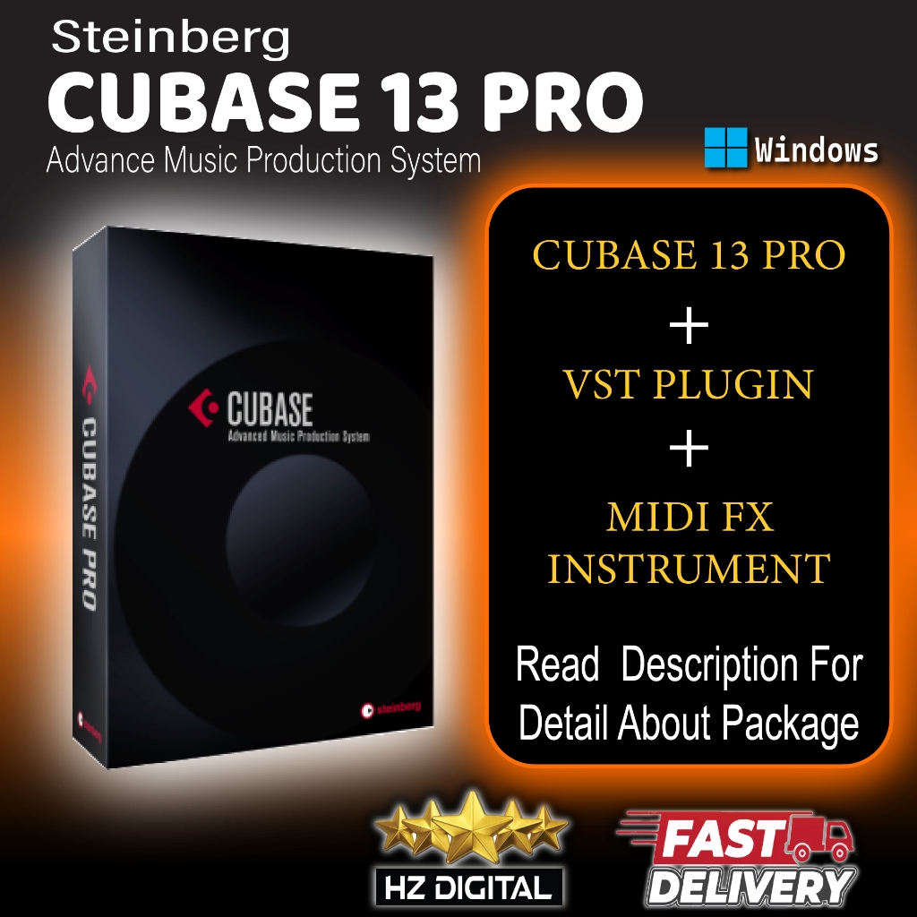 Steinberg Cubase 13 Pro v 13.0.41 2024 DAW Music Production for Windows ...