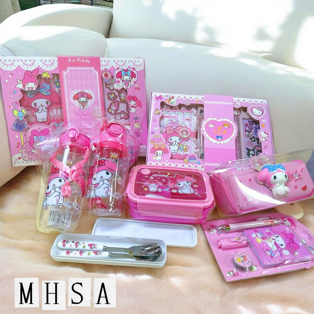SANRIO MELODY KIDS GIFT SET MELODY Stationery, MELODY Lunch Box ...
