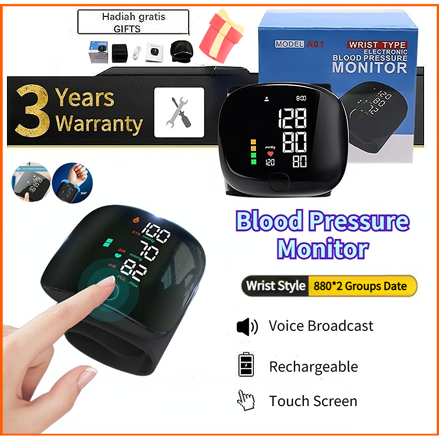 🔥2024🔥 Rechargeable Blood Pressure Monitor Voice Player Home ...