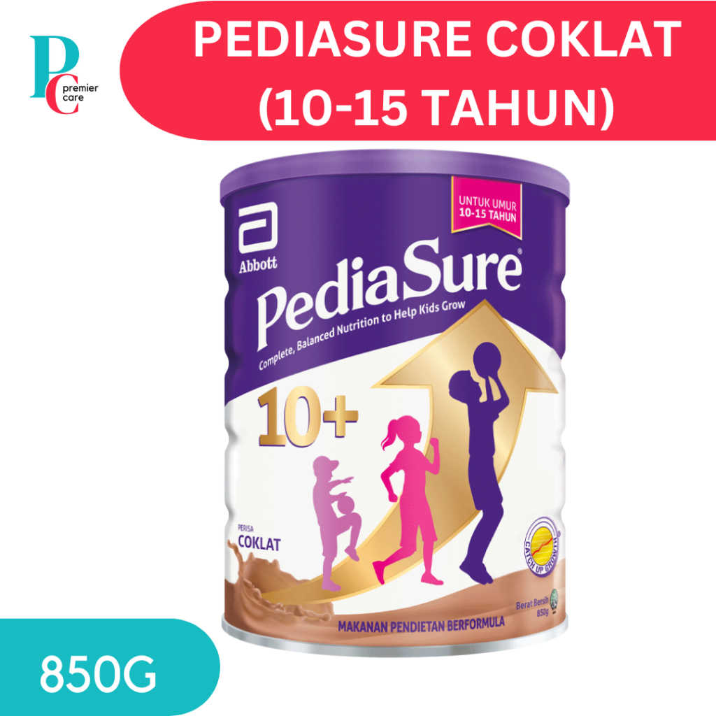 [READY STOCK] PEDIASURE 10+ 850G COKLAT (10-15 TAHUN) | Shopee Malaysia