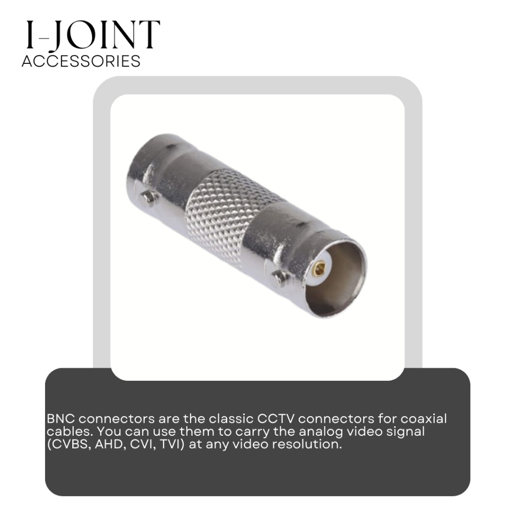 DAHUA CCTV Connector BNC Female To Female Joint Adapter Straight I ...