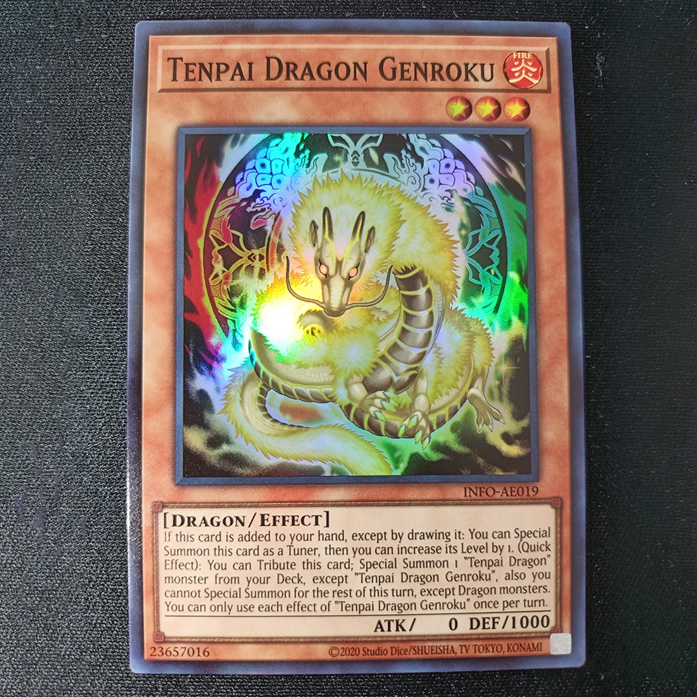 YUGIOH INFO-AE019 Tenpai Dragon Genroku [SR/SER] | Shopee Malaysia