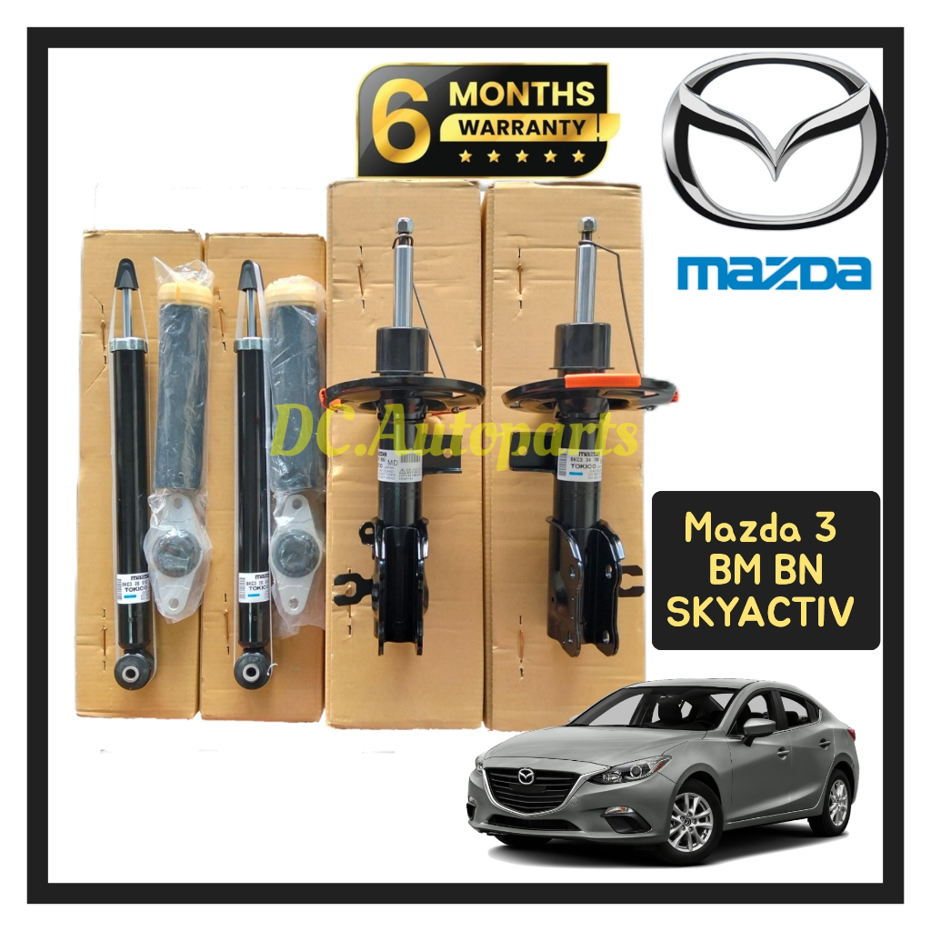 (MADE IN JAPAN) FRONT MAZDA 3 BM BN 2013-2018 SKYACTIV SHOCK ABSORBER ...
