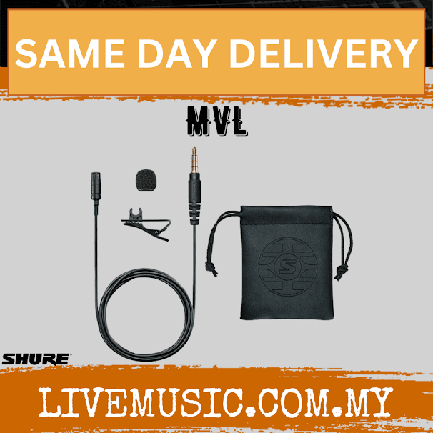 Shure MVL Mobile Lavalier Microphone | Shopee Malaysia