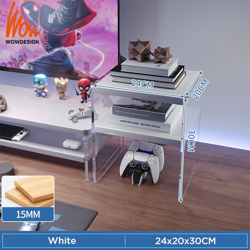 Monitor Riser Acrylic Monitor Stand Monitor Rack Computer Stand PC ...