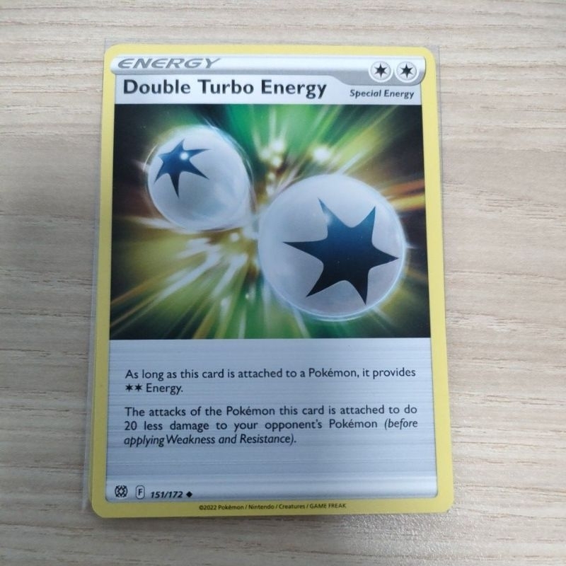 Double Turbo Energy Special Pokemon TCG Card PTCG Collection Tool Card ...