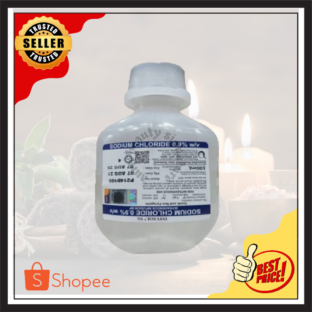 Normal Saline Sodium Chloride 0.9 - 100ml | Shopee Malaysia