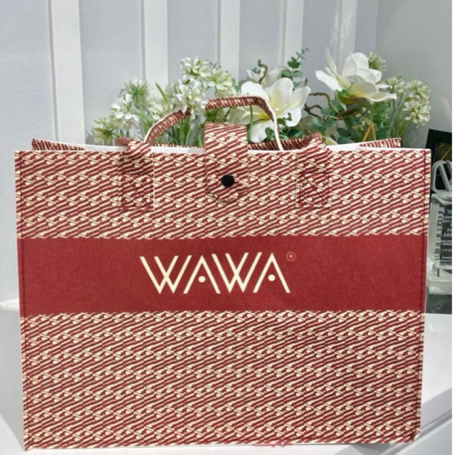 WAWA COSMETICS TOTE BAG MERCHANDISE ACCESSORIES PAPER BAG WAWA ...