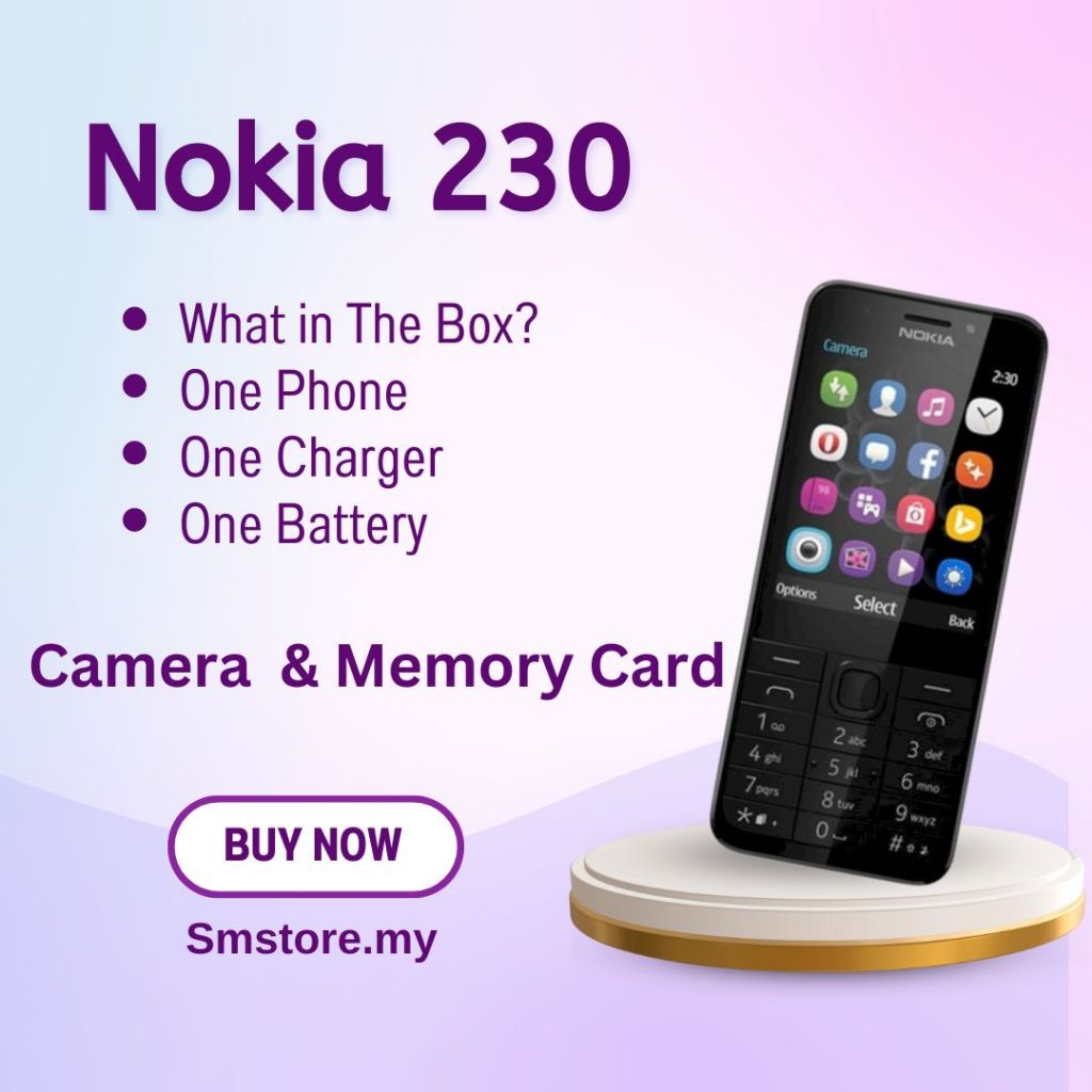 Nokia 230 Dual Sim Card And Camera Classic New Features Mobile Phone ...