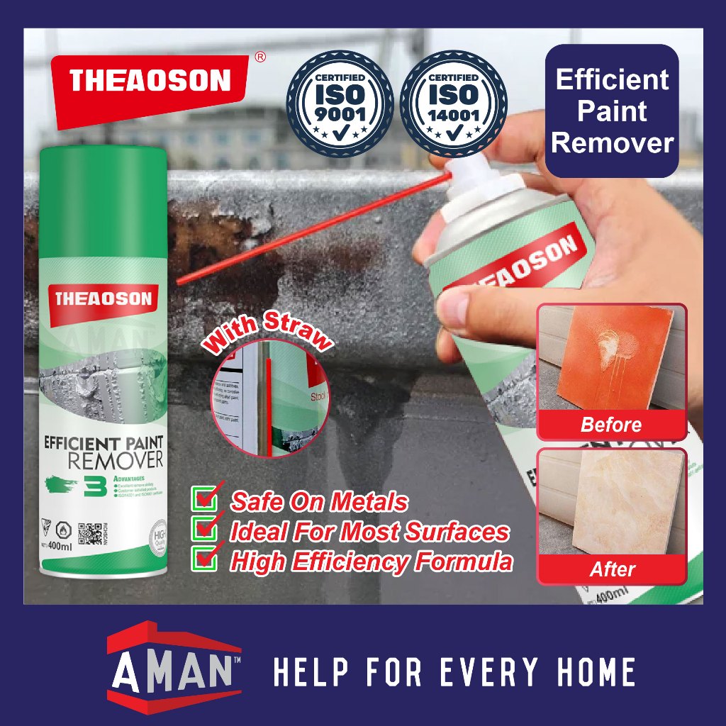 THEAOSON Efficient Paint Remover Spray Paint Stripper Oil Based Paint ...