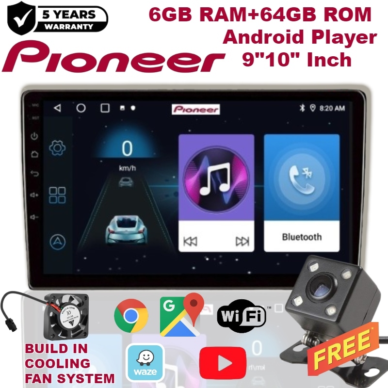 [8GB RAM+128GB ROM]QLED PIONEER Android Player 9"10" inch Quad Core Car ...