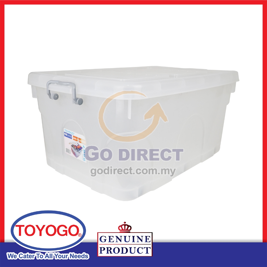 TOYOGO 79L Storage Box Large w/ Wheels Storage for Home Office Clothes ...