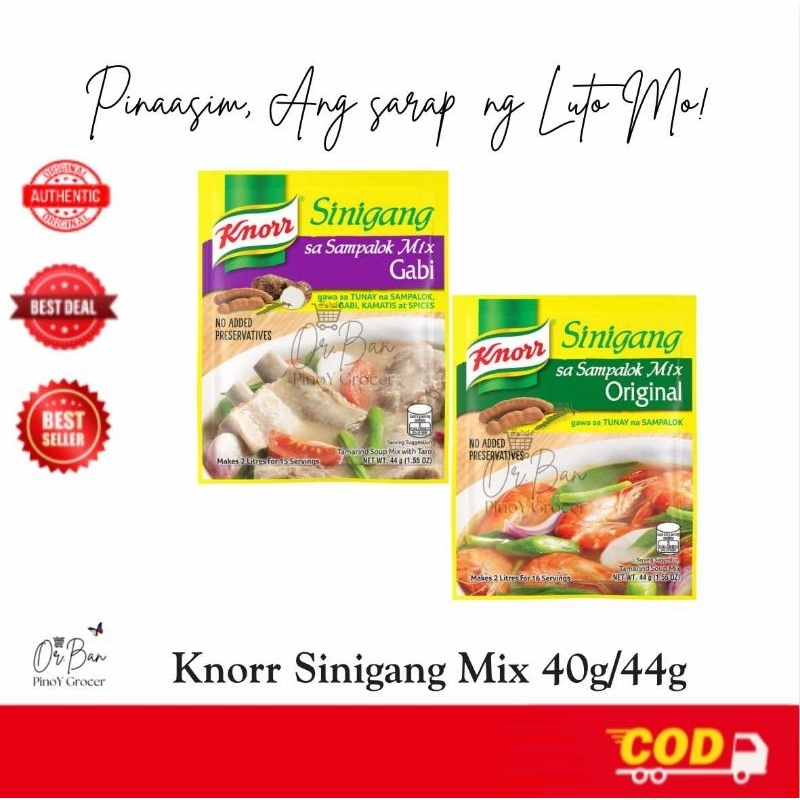 Philippines Knorr Sinigang Mix 44g/40g | Shopee Malaysia