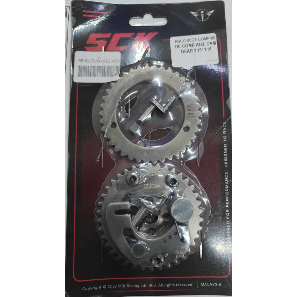 SCK RACING DECOMPRESSION TIMING GEAR RACING NMax NVX Y15ZR Lc135 Y16ZR ...