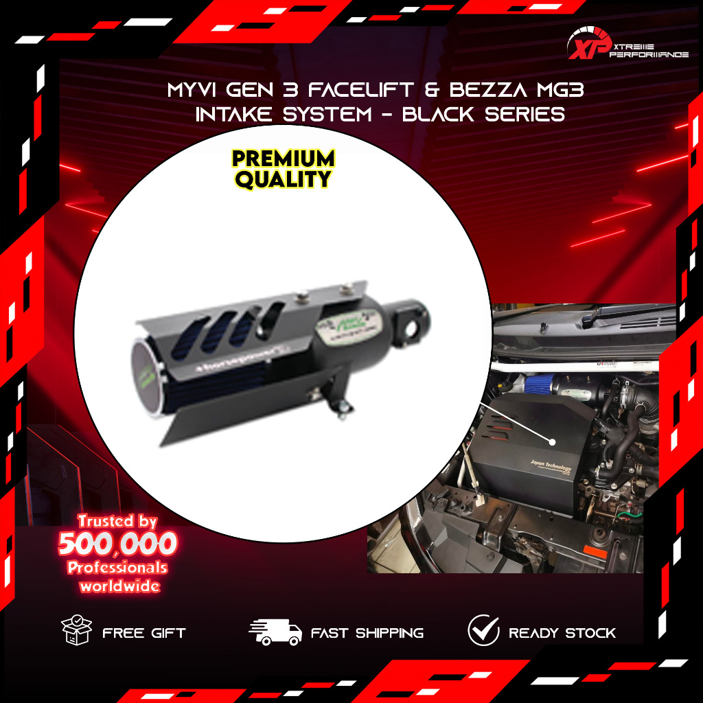 Myvi Gen 3 Myvi Gen 3 Facelift & Bezza MG3 Intake System - Black Series ...