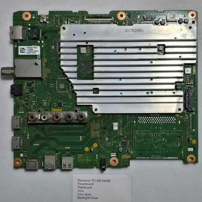 TV PANASONIC TH65EX600K MAINBOARD/ POWERBOARD/ TCON/ BACKLIGHT BOARD ...